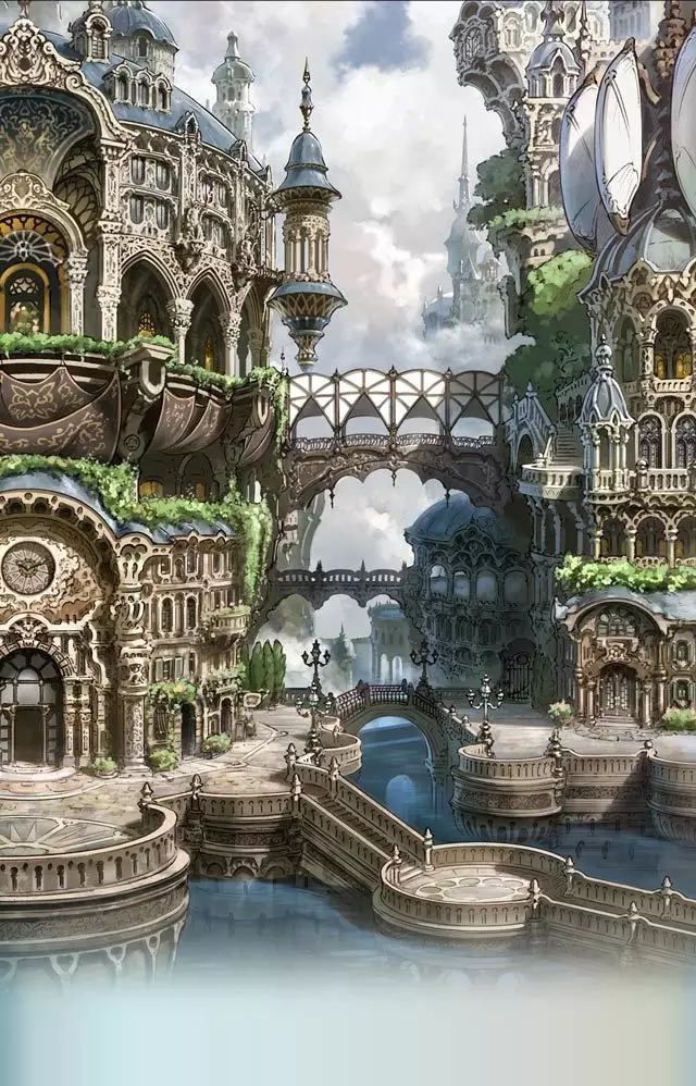 精品原画丨超大型幻想rpg《碧蓝幻想》原画欣赏 腾讯游戏学堂
