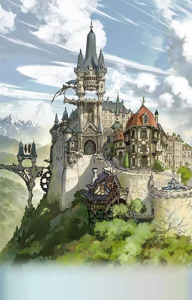 精品原画丨超大型幻想rpg《碧蓝幻想》原画欣赏 腾讯游戏学堂