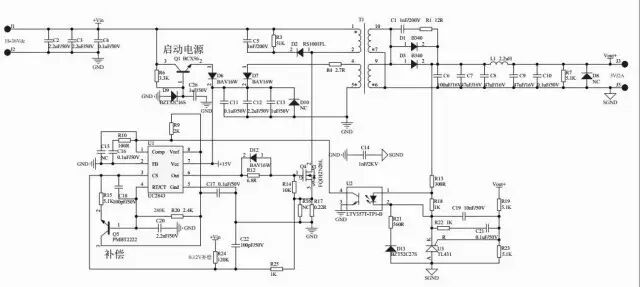 UC2843 18-36Vdc 转 5V2A 八分之一砖的模块电源_资讯频道_世纪电源网